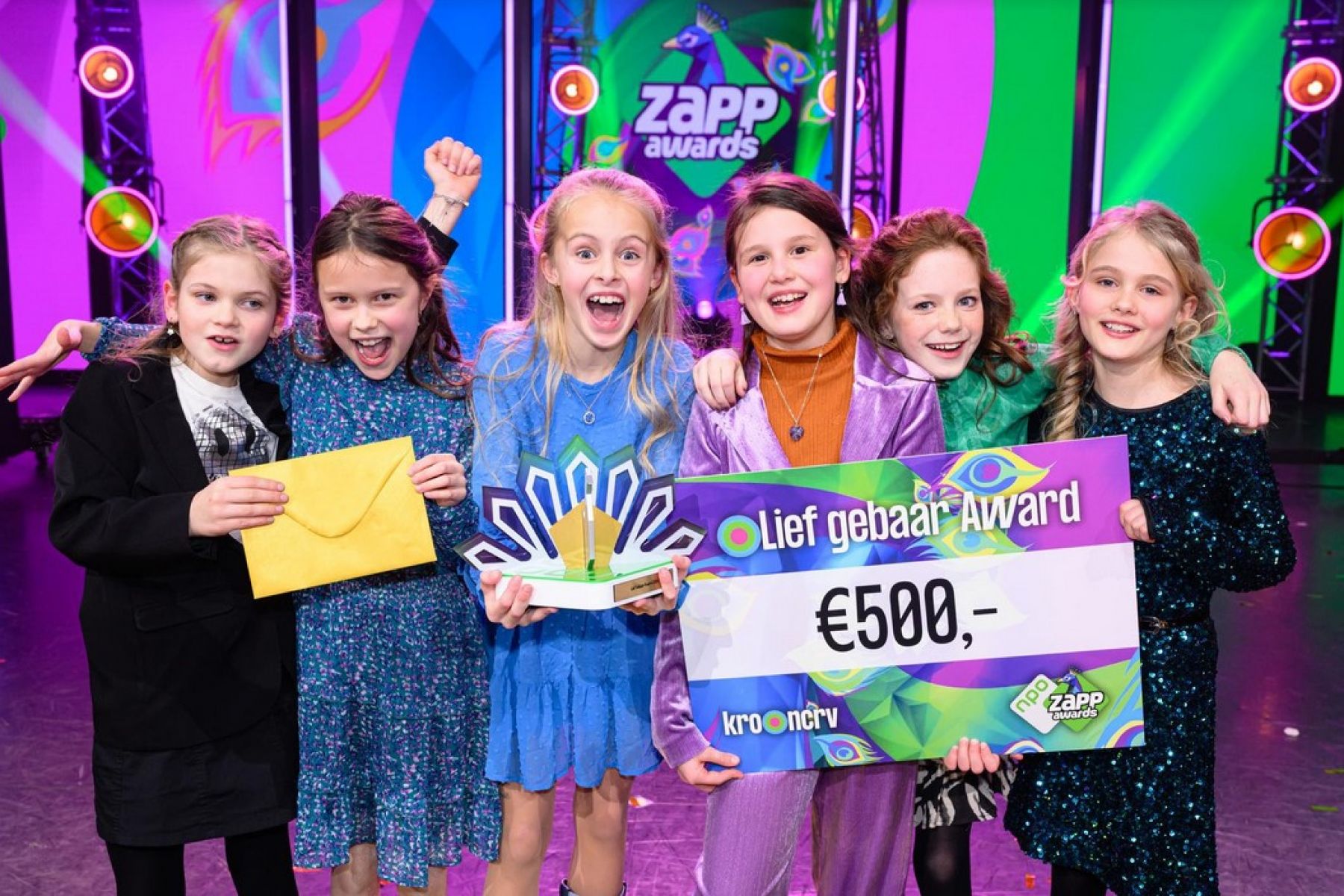 'De Wensenclub' wint KRO-NCRV Lief gebaar Award tijdens de NPO Zapp ...
