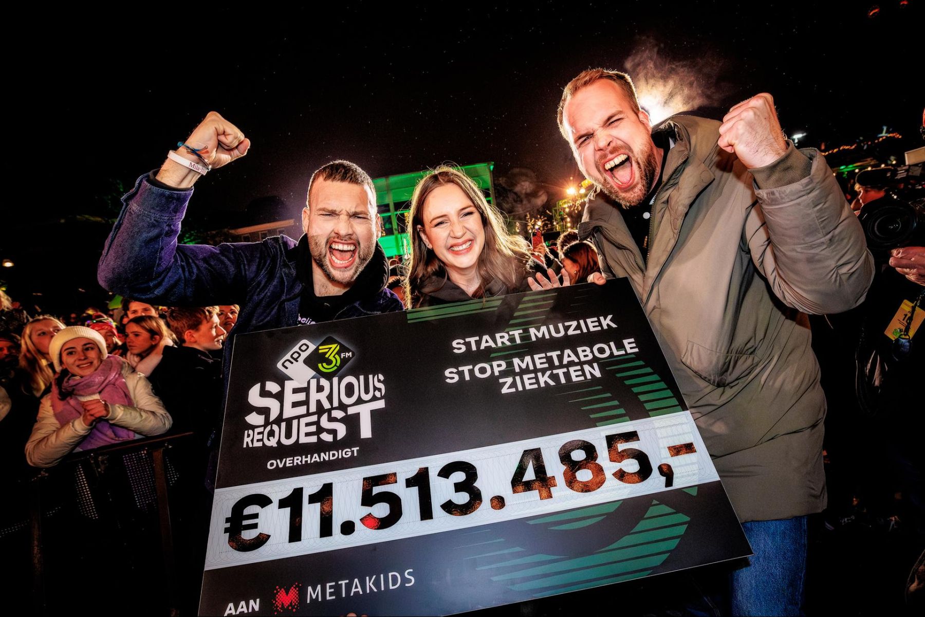 3FM Serious Request haalt met Glazen Huis 11.513.485 euro op voor ...